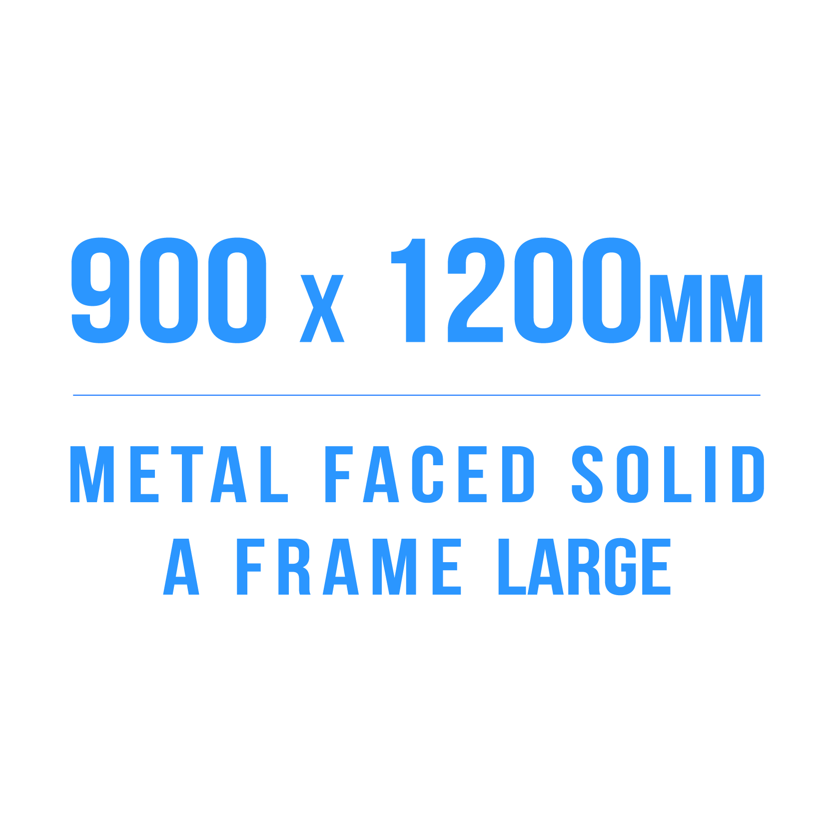 Metal Faced Solid A-Frames - The Banner Crew